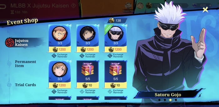 MLBB X Jujutsu Kaisen Skins Event 2024 - Mobile Legends - ~rachelism~